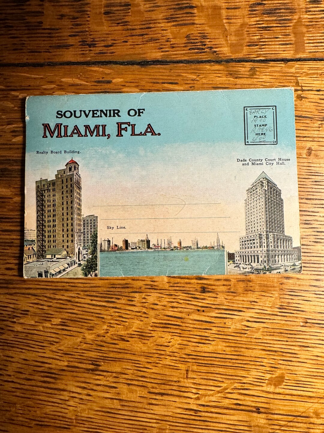 Circa 1920s Antique Postcard Folder 18 Cards Miami Florida - Etsy