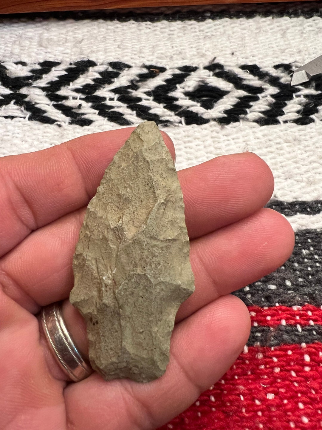 Woodland Period Adena Arrowhead Made of Rhyolite Found in Central ...