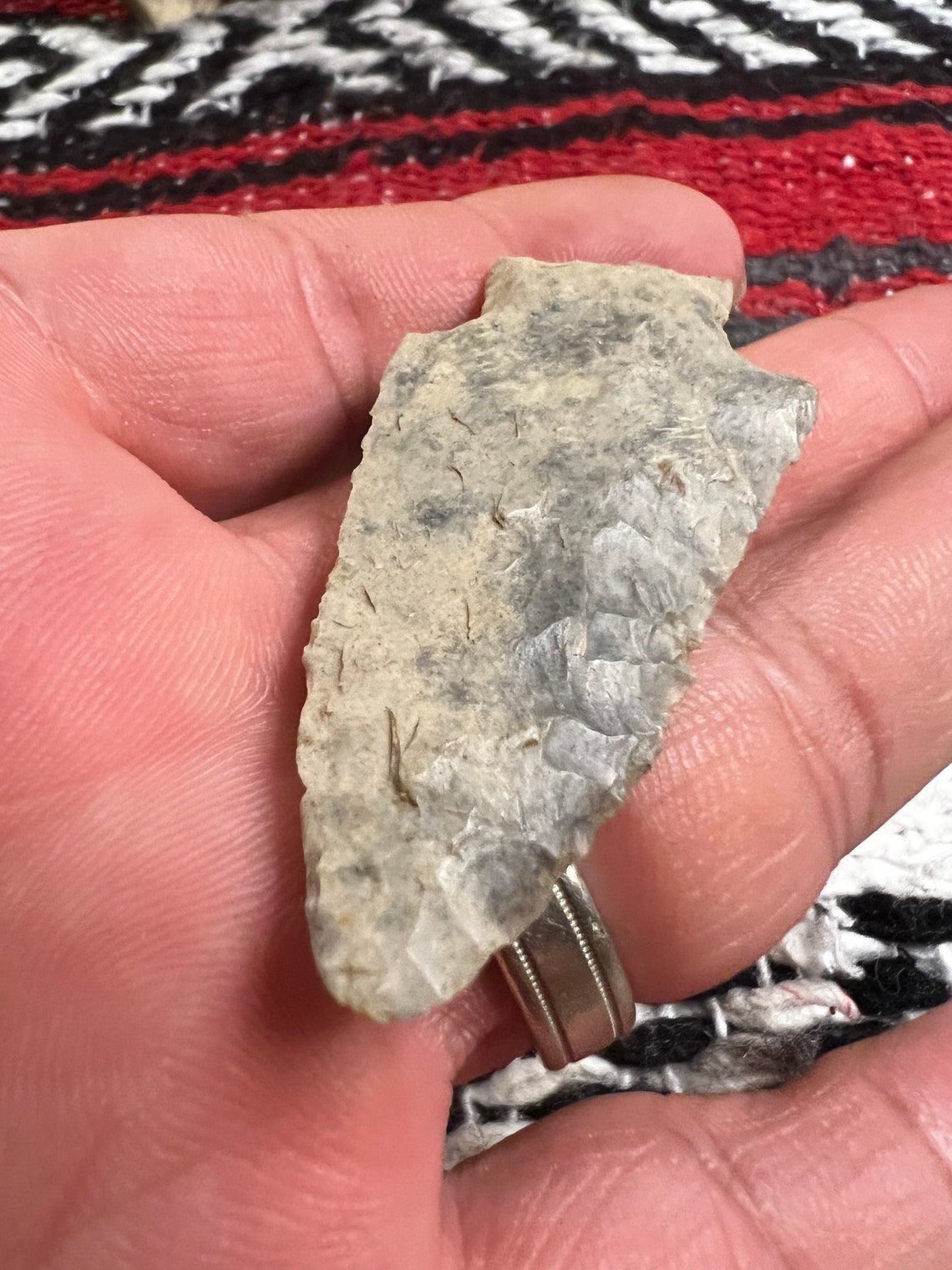 A Beautiful and Colorful Kirk Stemmed Arrowhead Found in - Etsy