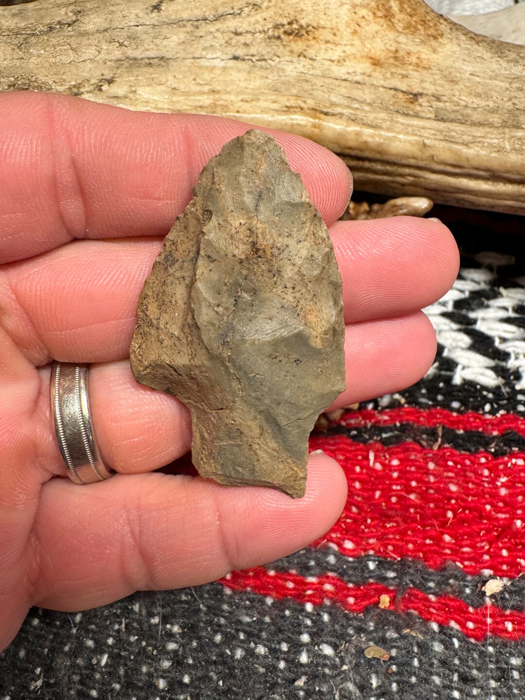 A Nice Archaic Period Savannah River Arrowhead From Rockingham County ...