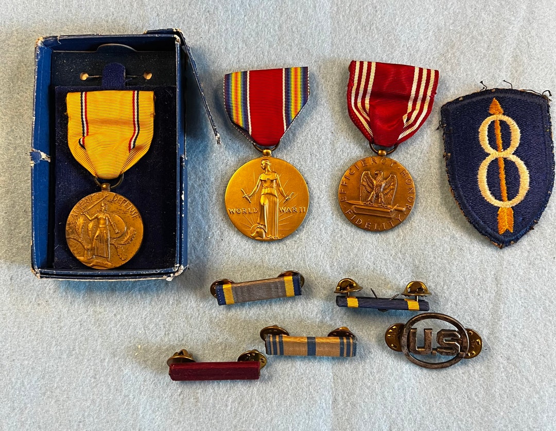 A Nice Group of World War Two Medals Awards and Patches. - Etsy