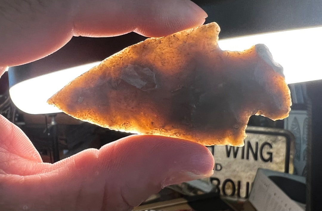 Beautiful Translucent Kirk Corner Notch Arrowhead From Kentucky. - Etsy