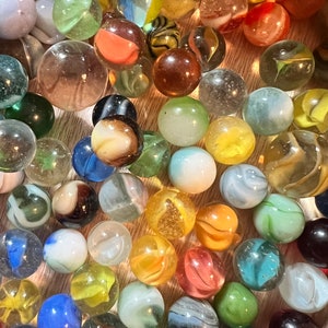 Instant Marble Collection 40 Unique Colorful Glass Marbles - Etsy