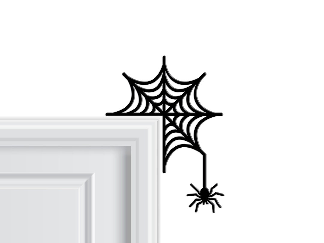 Spider Web Door Corner | Gift for Halloween | Fall Decoration ...