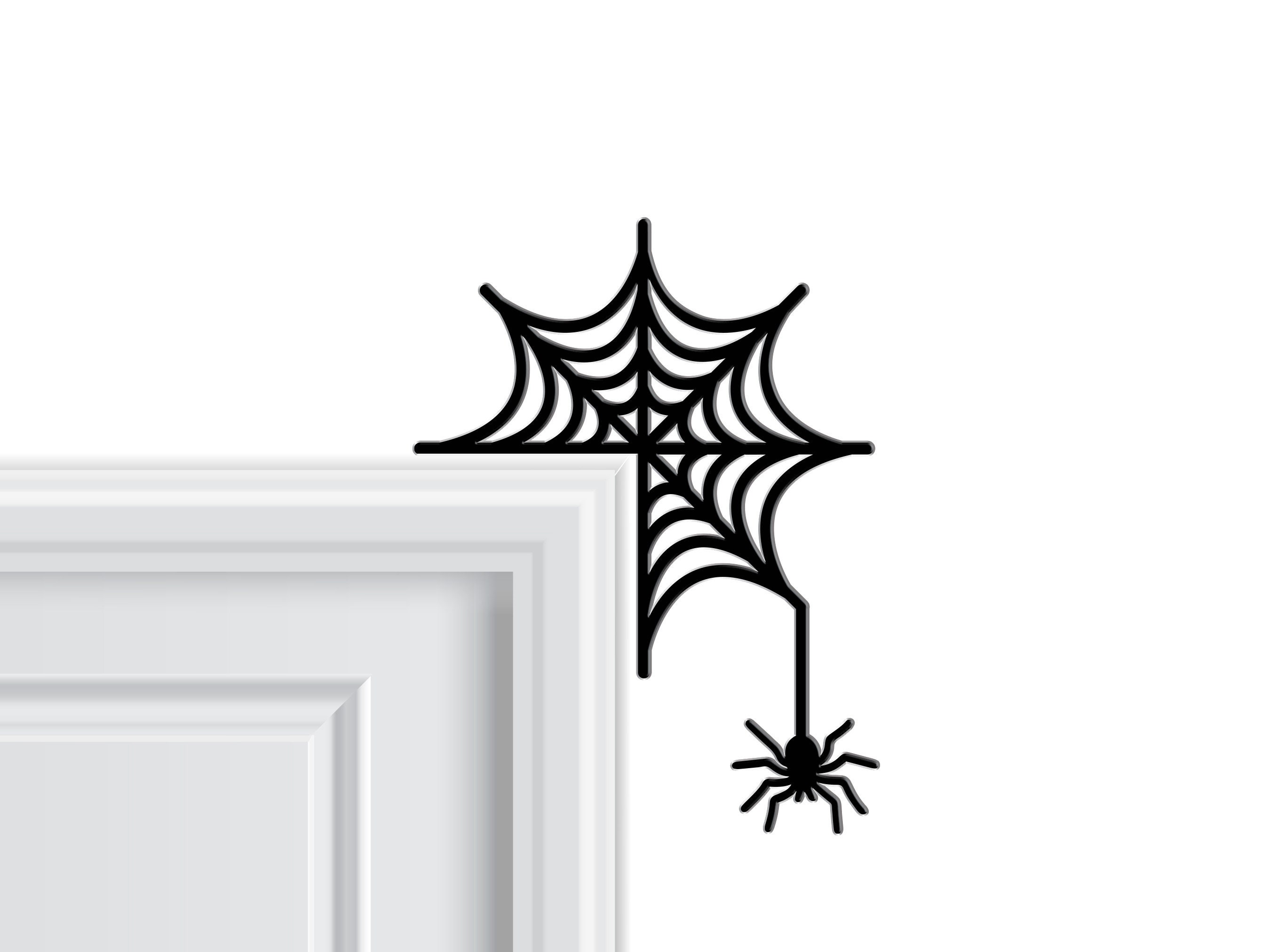 Spider Web Door Corner | Gift for Halloween | Fall Decoration ...