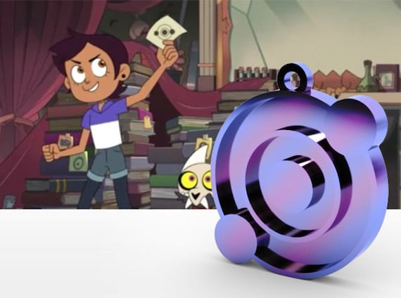 Owl House Invisibility Glyph Pendant - Etsy