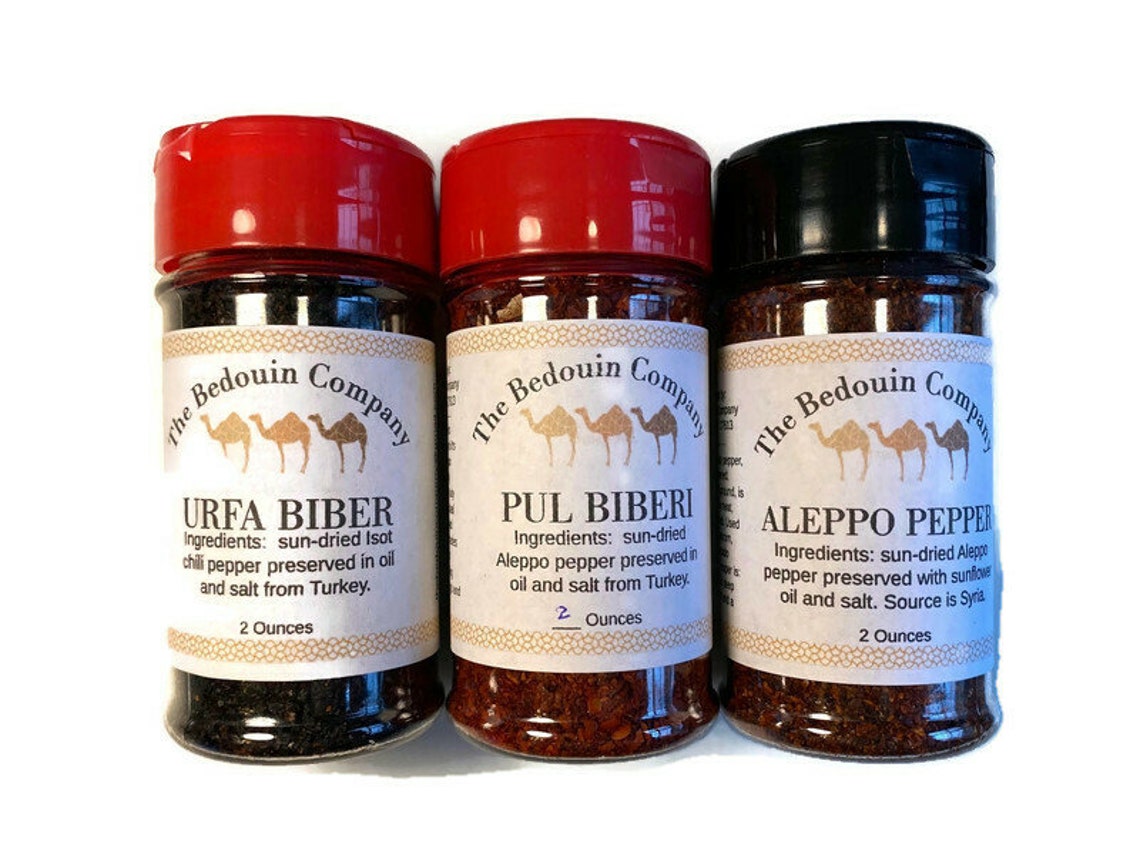 Pepper Trio: Authentic Turkish Pul Biber Syrian Aleppo - Etsy