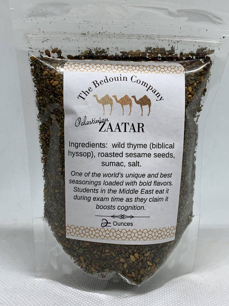 Zaatar, Authentic Palestinian, All-natural, Middle Eastern Seasoning ...