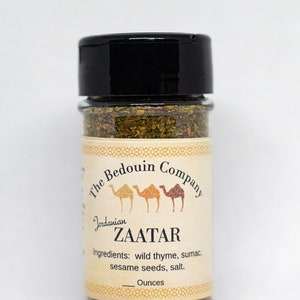 Zaatar, AUTHENTIC Jordanian, All Natural, Middle Eastern Spice ...