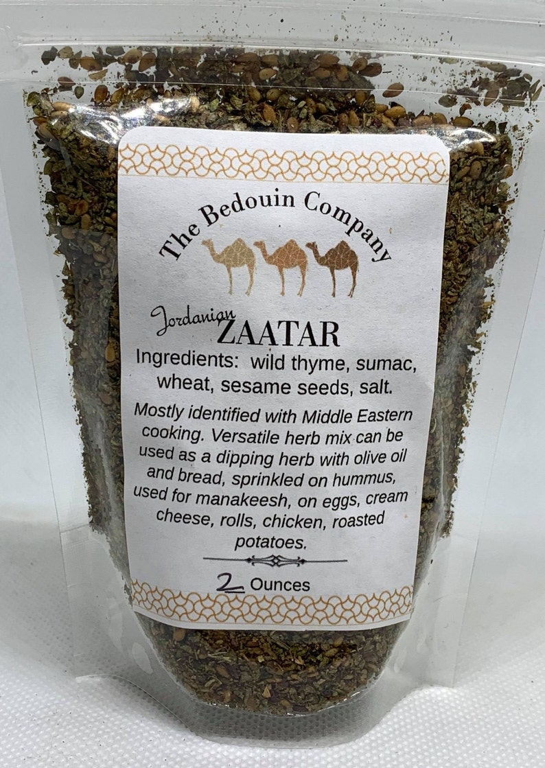Zaatar, AUTHENTIC Jordanian, All Natural, Middle Eastern Spice ...