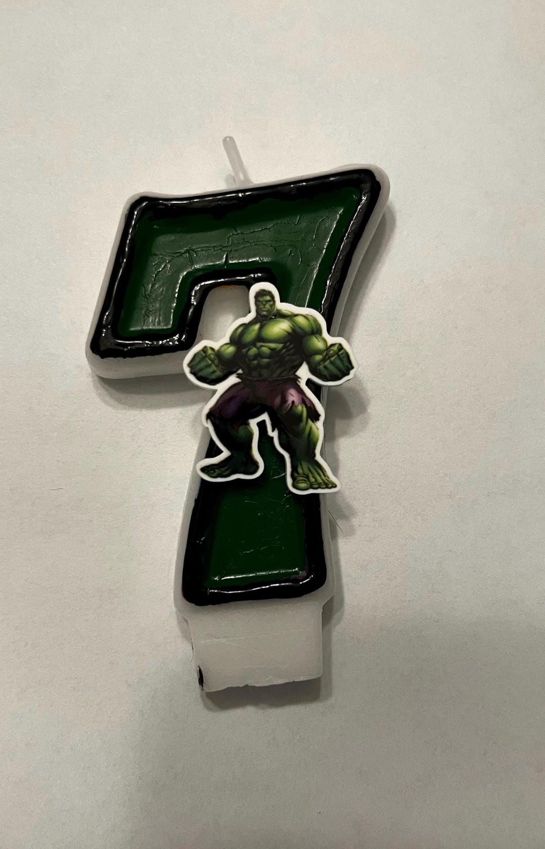 Hulk Birthday Candle, Superhero - Etsy