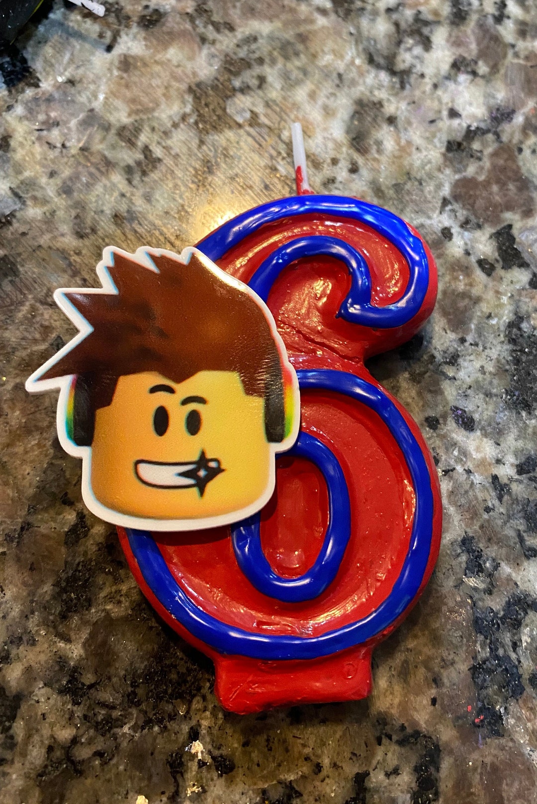 3 Inch Roblox Birthday Candle - Etsy
