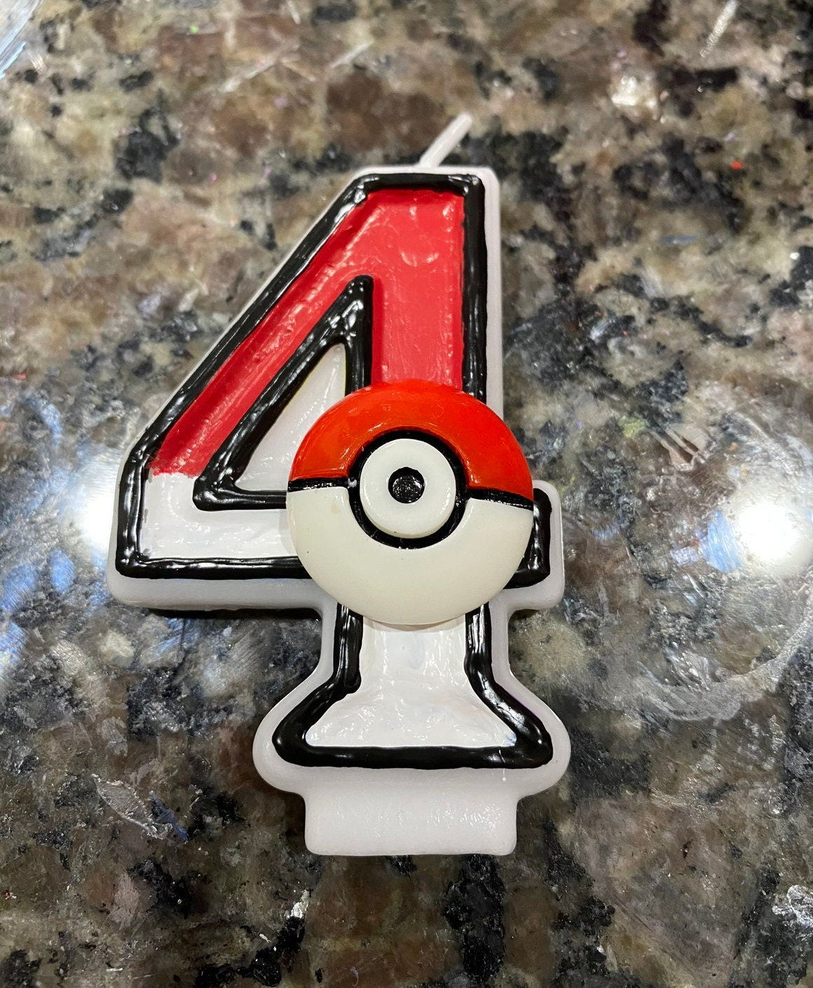 3 Inch Pokemon Birthday Candle Pokeball - Etsy