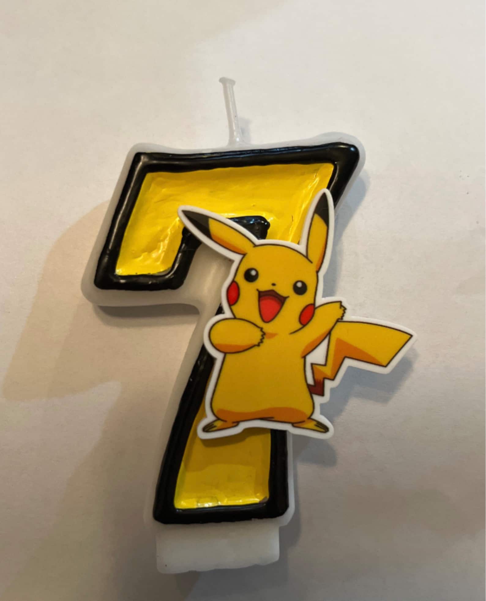 3 Inch Pokemon Birthday Candle, Pikachu - Etsy