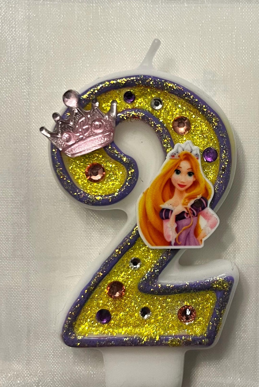 3 Inch Princess Birthday Candle - Etsy