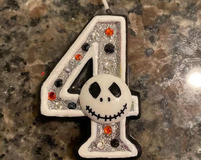 Nightmare Before Christmas Jack Skellington Candle