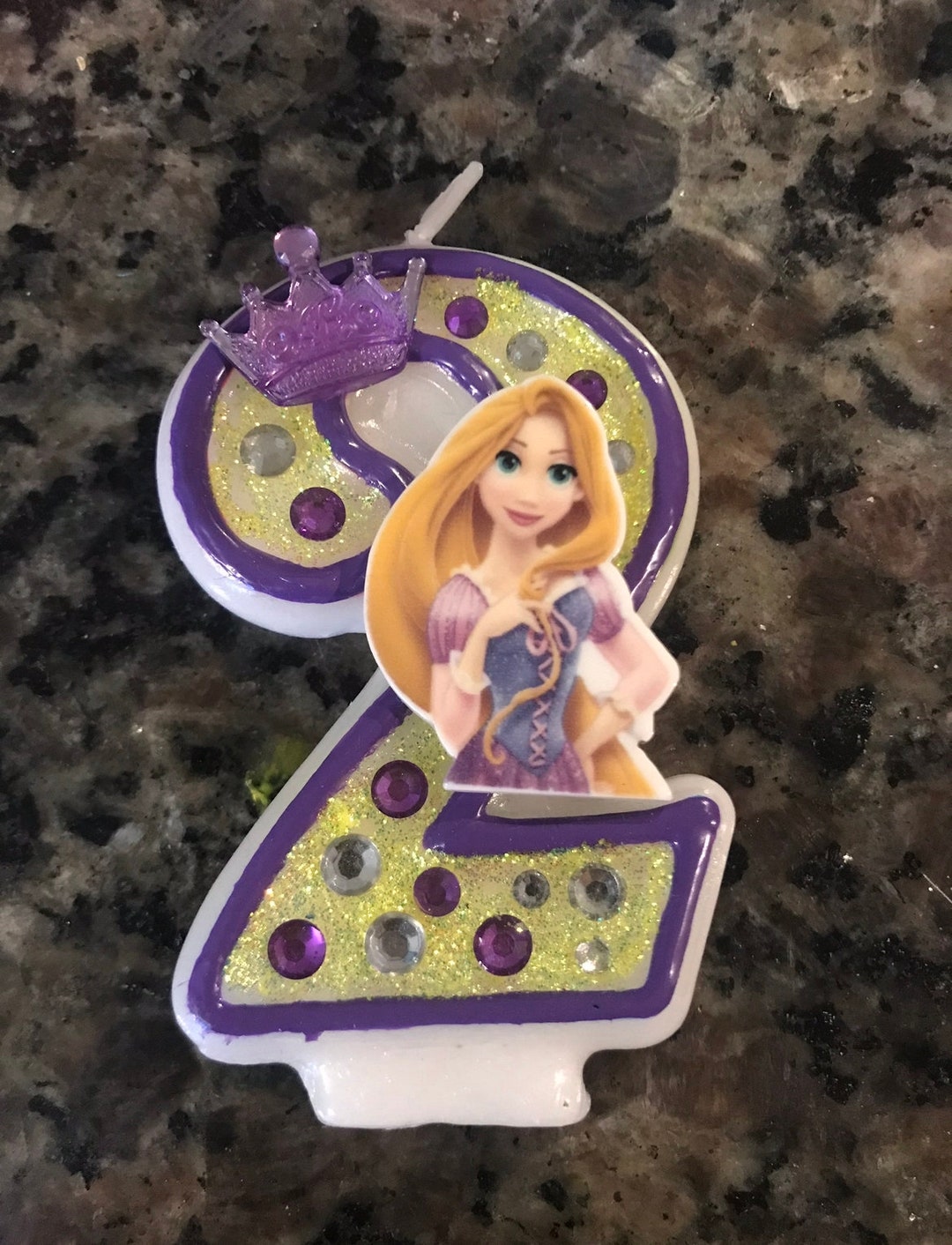 3 Inch Princess Birthday Candle - Etsy