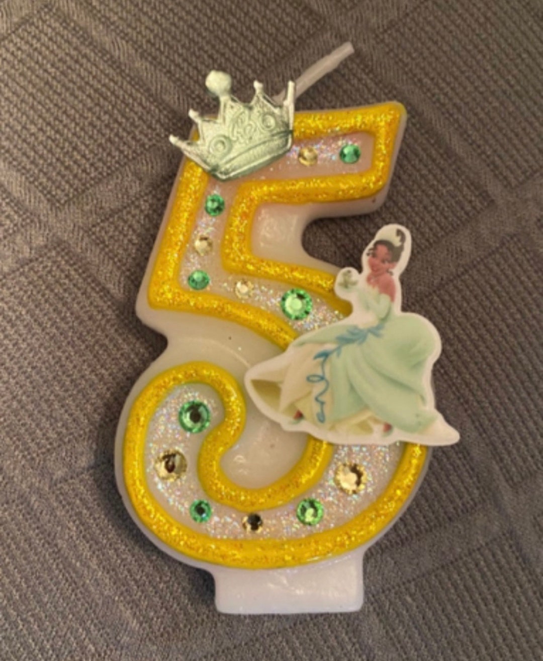 3 Inch Princess Birthday Candle - Etsy