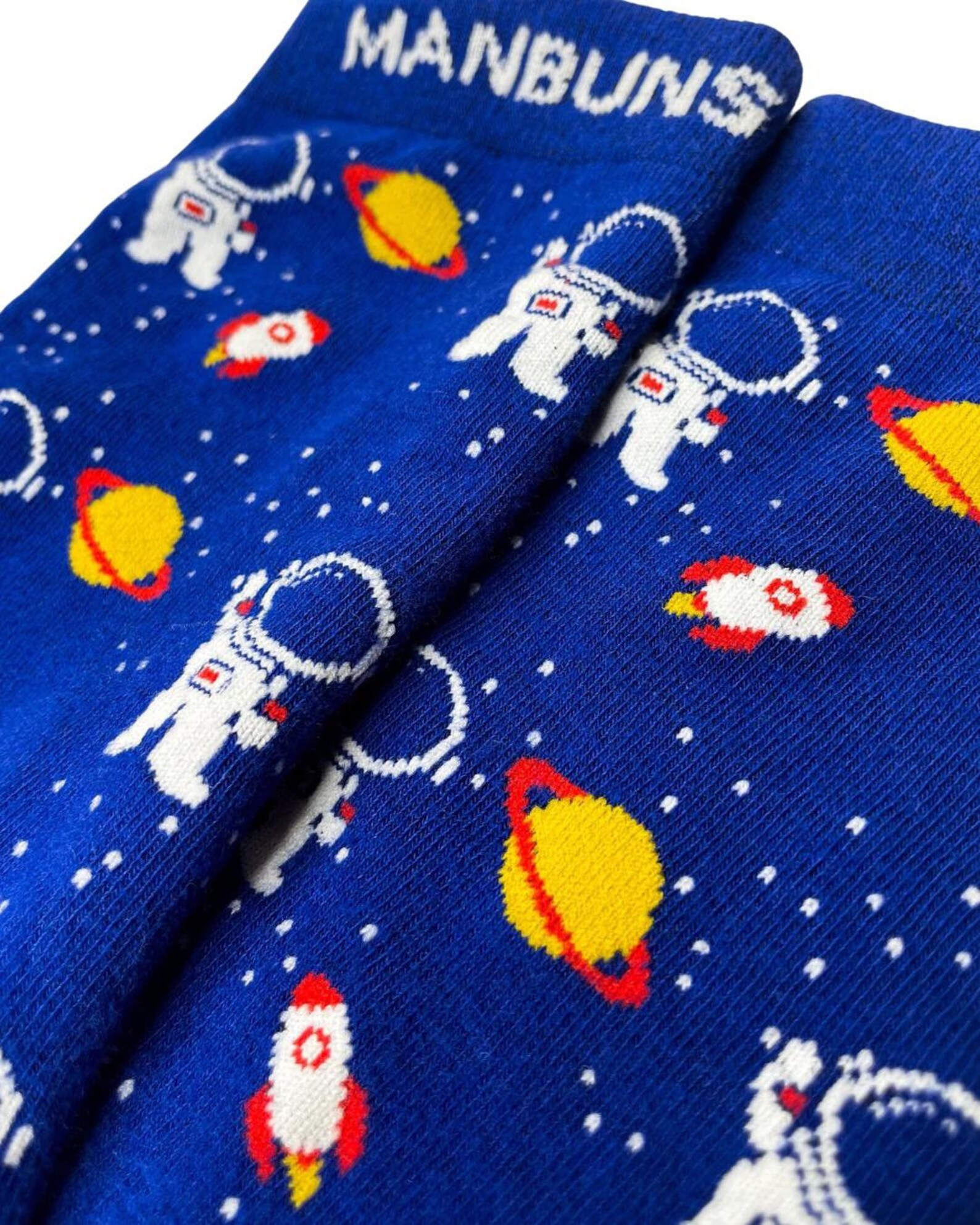 Space Astronaut Unisex Novelty Crew Socks, Saturn Novelty Socks, Gifts ...