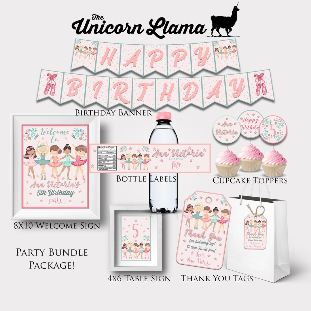Ballerina Bundle, Ballerina Party, Decoraciones De Ballet, Tutu ...