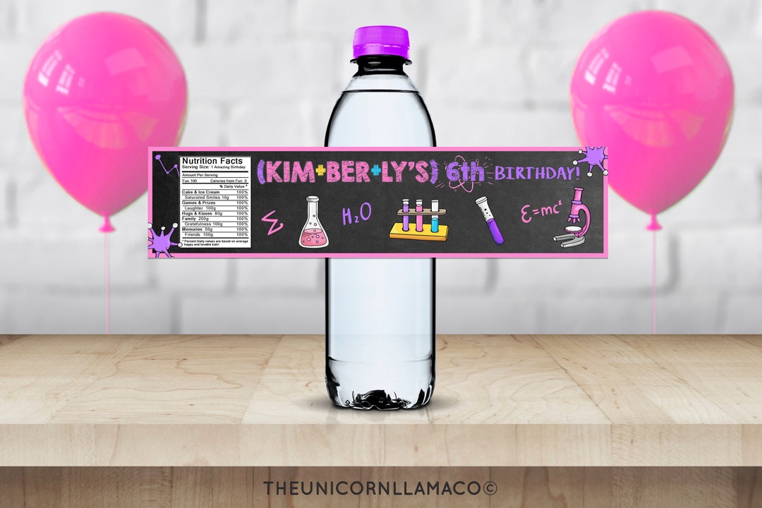 Science Bottle Labels Laboratory Party Labels Science - Etsy