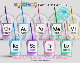 Editable Periodic Table - Etsy