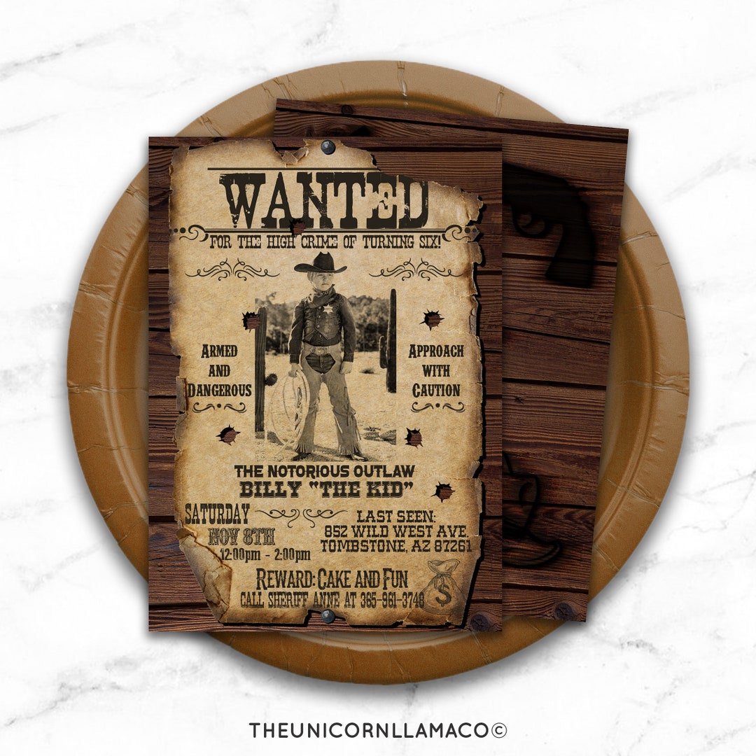Cowboy Invitation, Cowboy Party, Cowboy Invite, Cowboy Birthday ...
