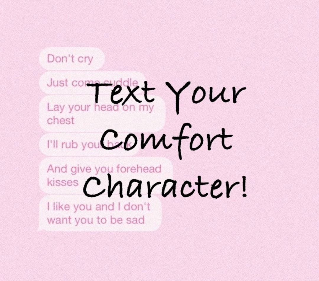 Imessage Text Your Comfort Character! - Etsy Canada