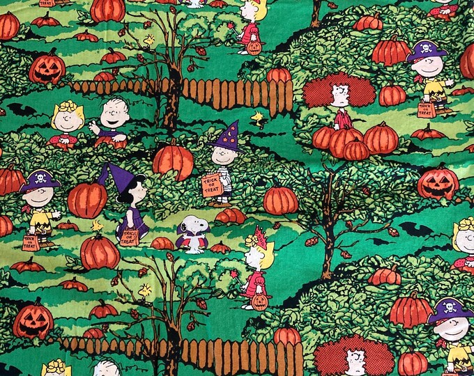 Peanuts Fabric- Pumpkin Patch Theme - Etsy
