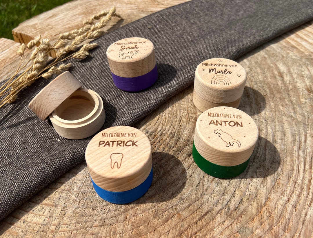 Milk Tooth Box With Name Tooth Box Personalized Tooth Fairy - Etsy