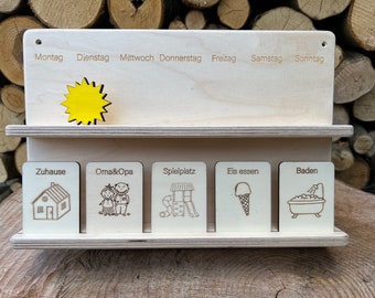 Woodland Animal Daily Schedule - Etsy