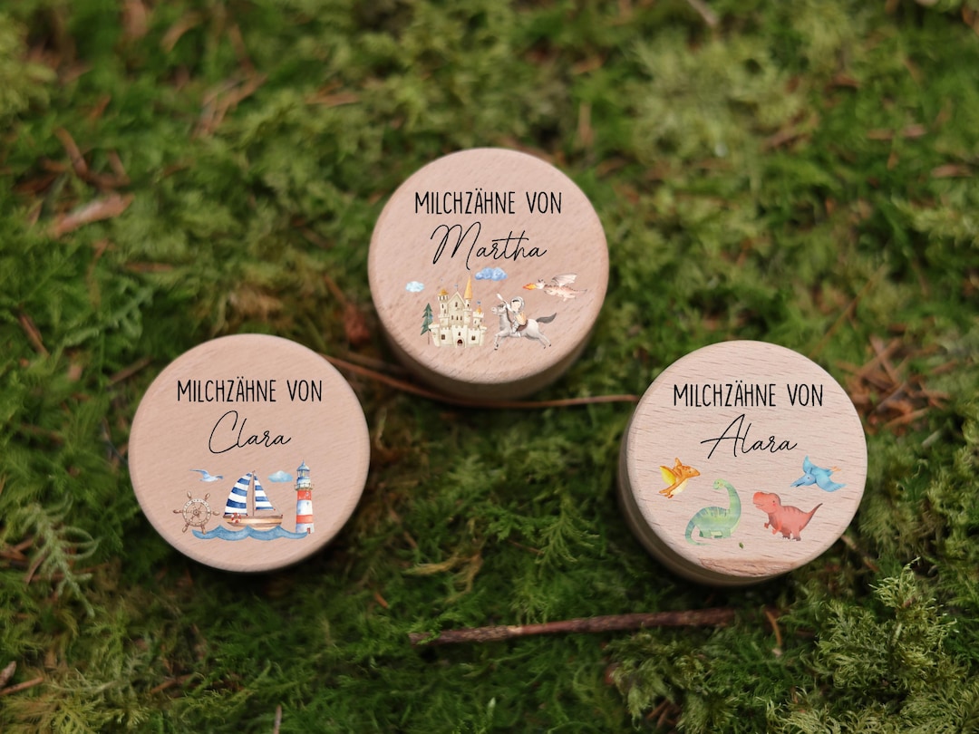 Milk Tooth Tin With Name, Fire Brigade, Personalized Tooth Tin, Tooth ...