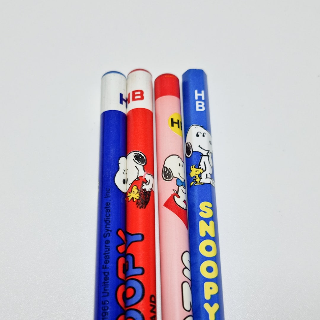 Vintage Tombow Peanuts Snoopy&woodstock HB Pencils With JIS Mark - Made ...
