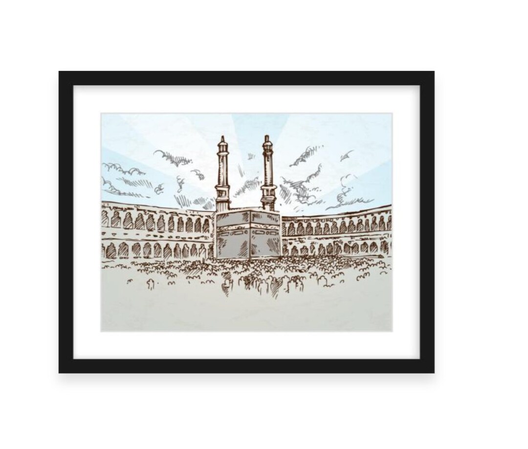 Kaaba Print - Etsy