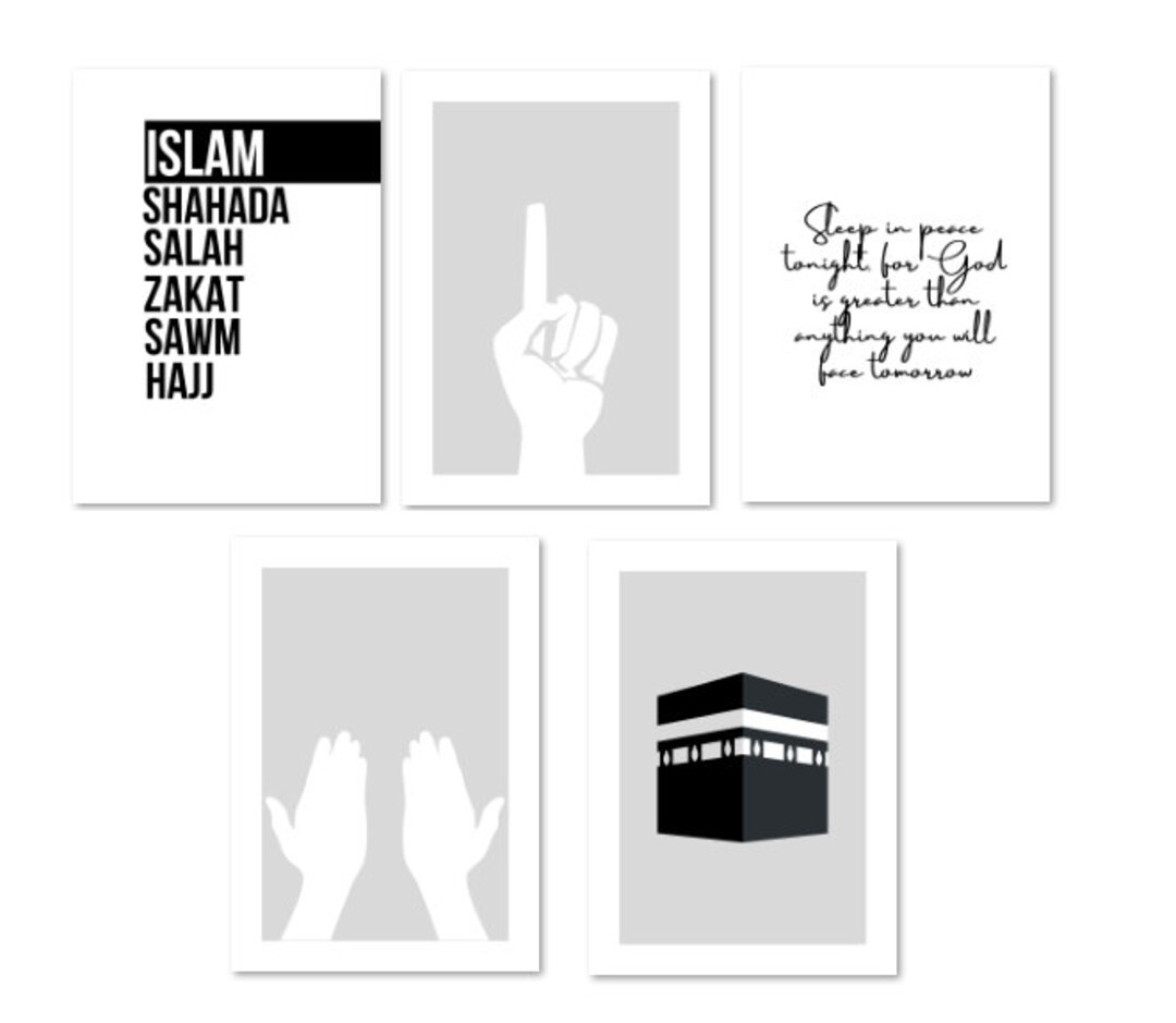 Islamic Poster Set - Etsy