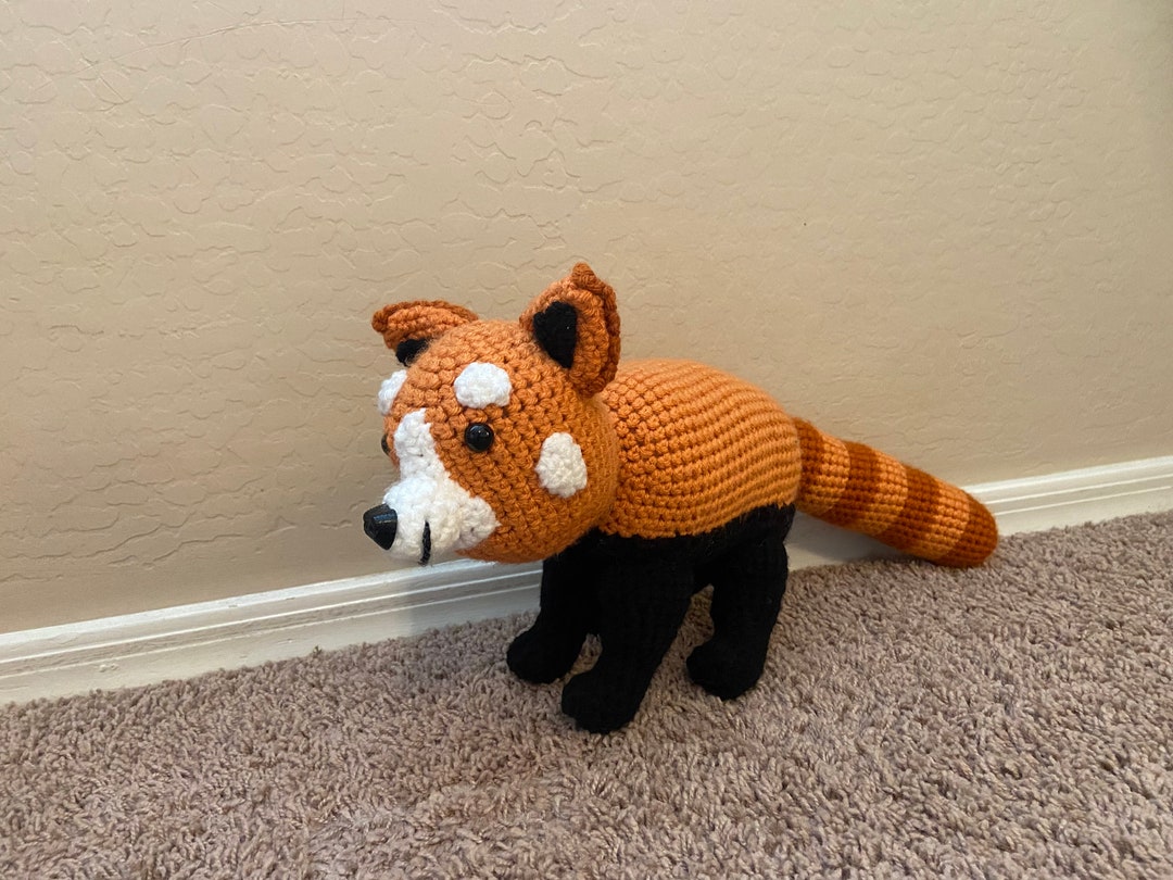 Red Panda Crochet Pattern - Etsy