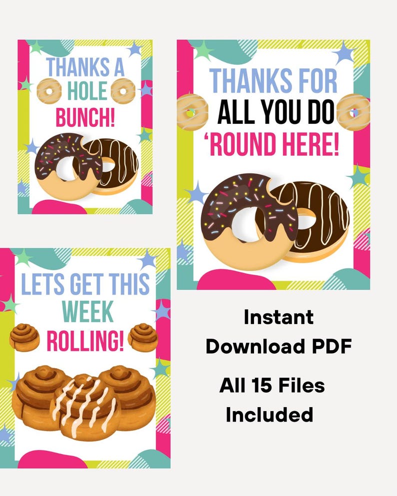Staff Thank You Appreciation Bundle Signs | Thank You Staff Event ...