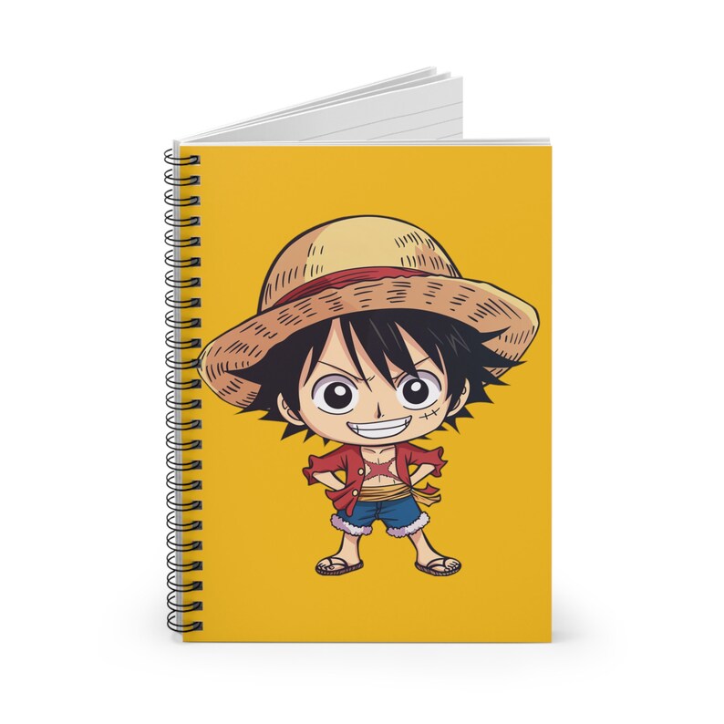 Luffy Spiral Notebook - Etsy