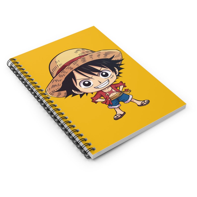 Luffy Spiral Notebook - Etsy