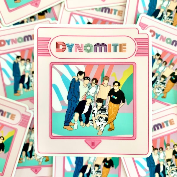 Bts Dynamite Sticker - Etsy