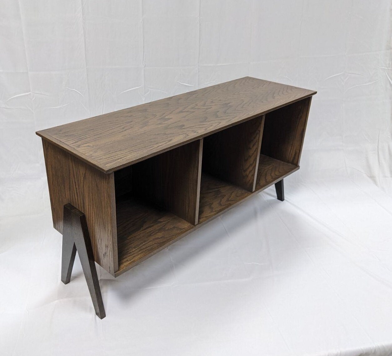 Vinyl Record Storage Cabinet, Record Player Stand, With Now-playing ...