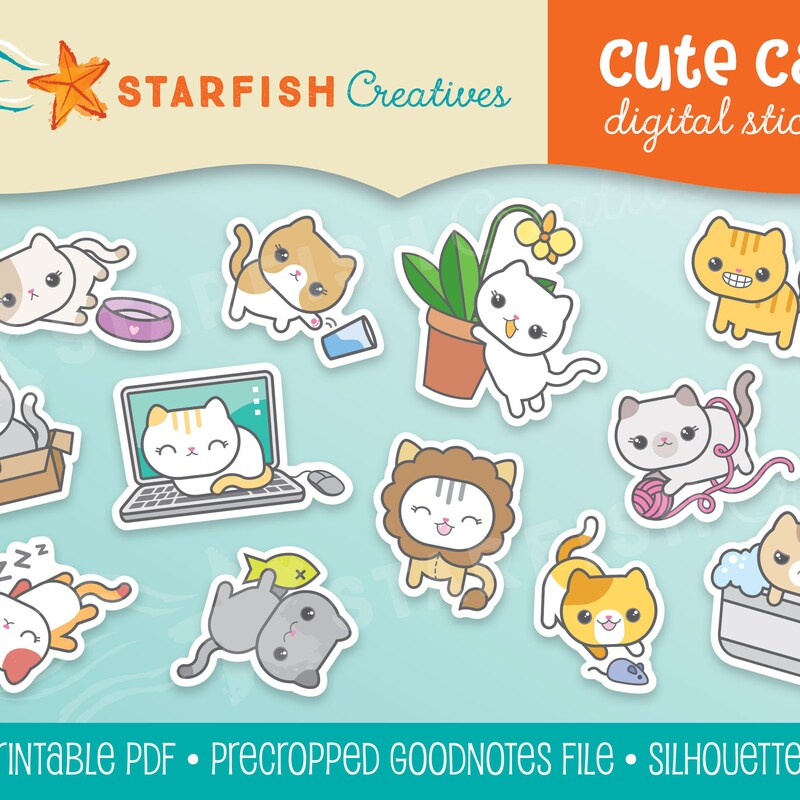 Kawaii Keyboard Stickers - Etsy