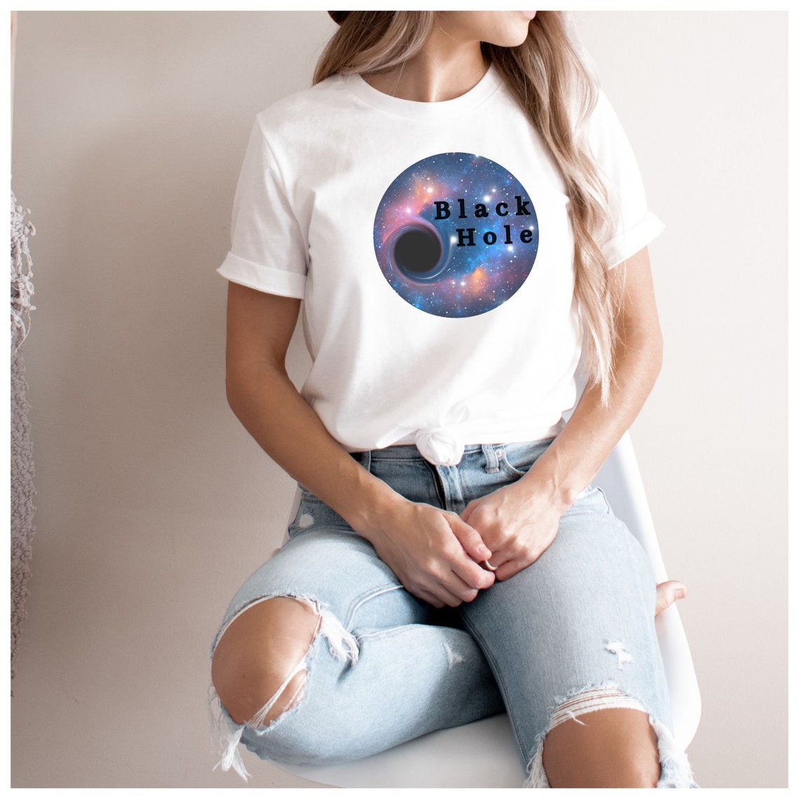 Black Hole Shirt Solar System T-shirt Astronomy Shirt Outer - Etsy