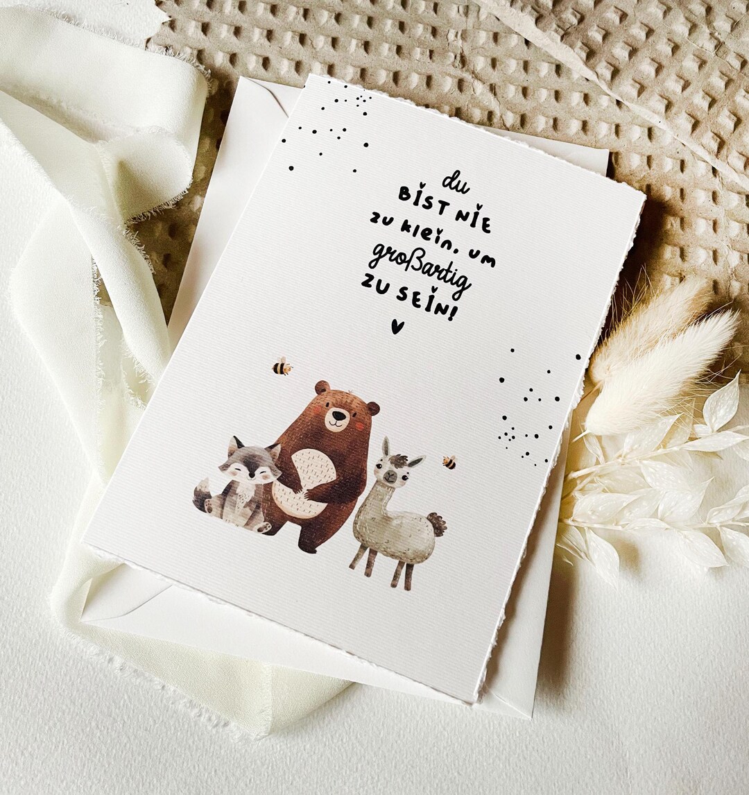 Birthday Card Children / Children's Birthday / Children's Gift / Card ...