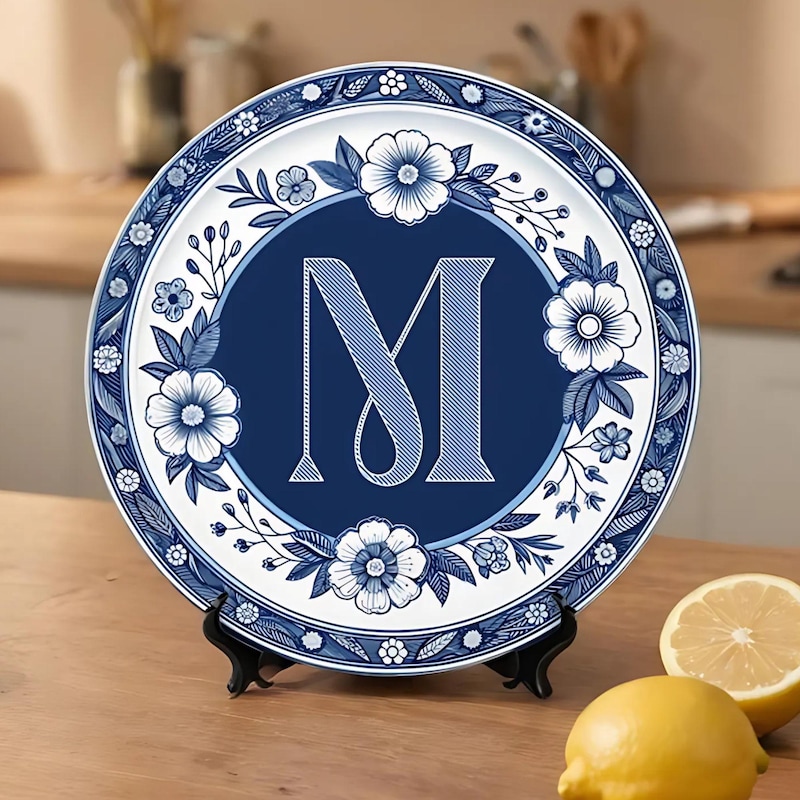 Ceramic Initial Plates - Etsy