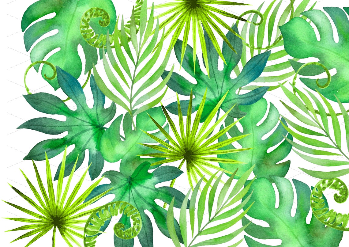 Fern Leaf Greenery Edible Icing Cake Wrap Topper - Etsy