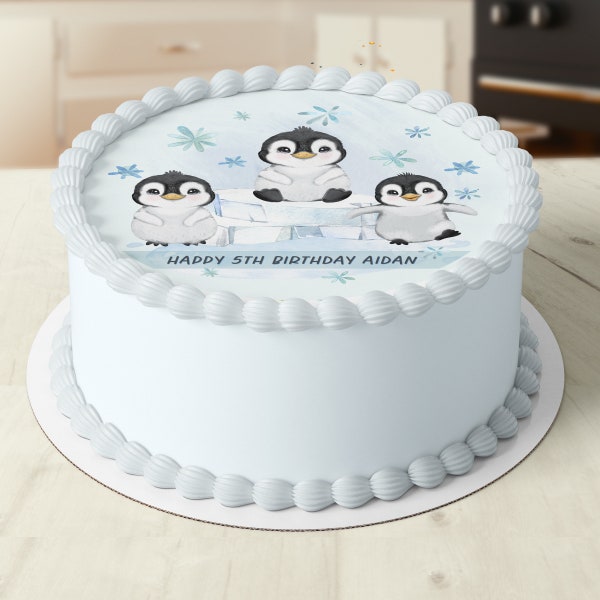 Penguin Cake Topper - Etsy