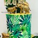 Fern Leaf Greenery Edible Icing Cake Wrap Topper - Etsy