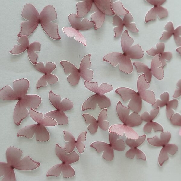 Wafer Paper Butterflies - Etsy