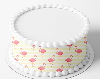 Fern Leaf Greenery Edible Icing Cake Wrap Topper | Etsy